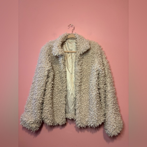 Max Studio | Jackets & Coats | Y2k Style Fuzzy Jacket | Poshmark